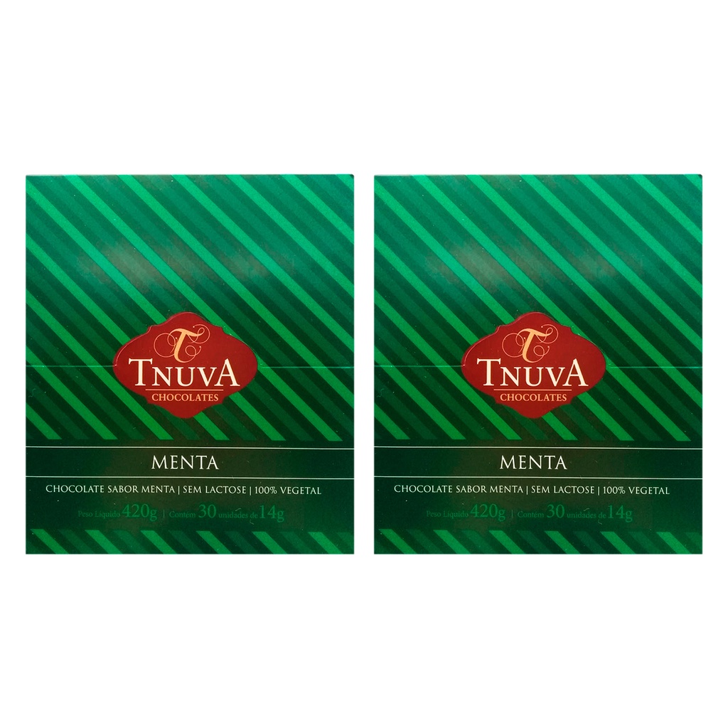 Kit 60 Tabletes 14g Chocolate Menta Tnuva 420g | Shopee Brasil