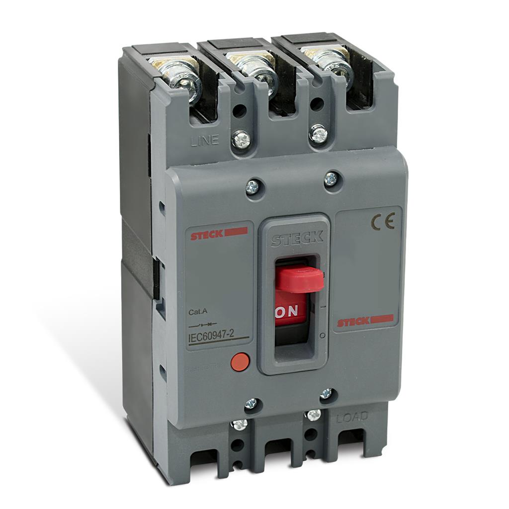 Disjuntor Caixa Moldada Tripolar 160A 35Ka 50/60Hz Steck | Shopee Brasil