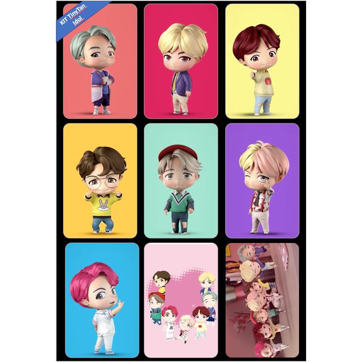 Cards BTS TinyTan Idol | Shopee Brasil