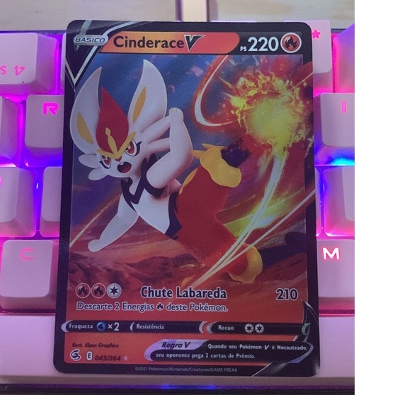 Carta Cinderace V Pokemon TCG | Shopee Brasil
