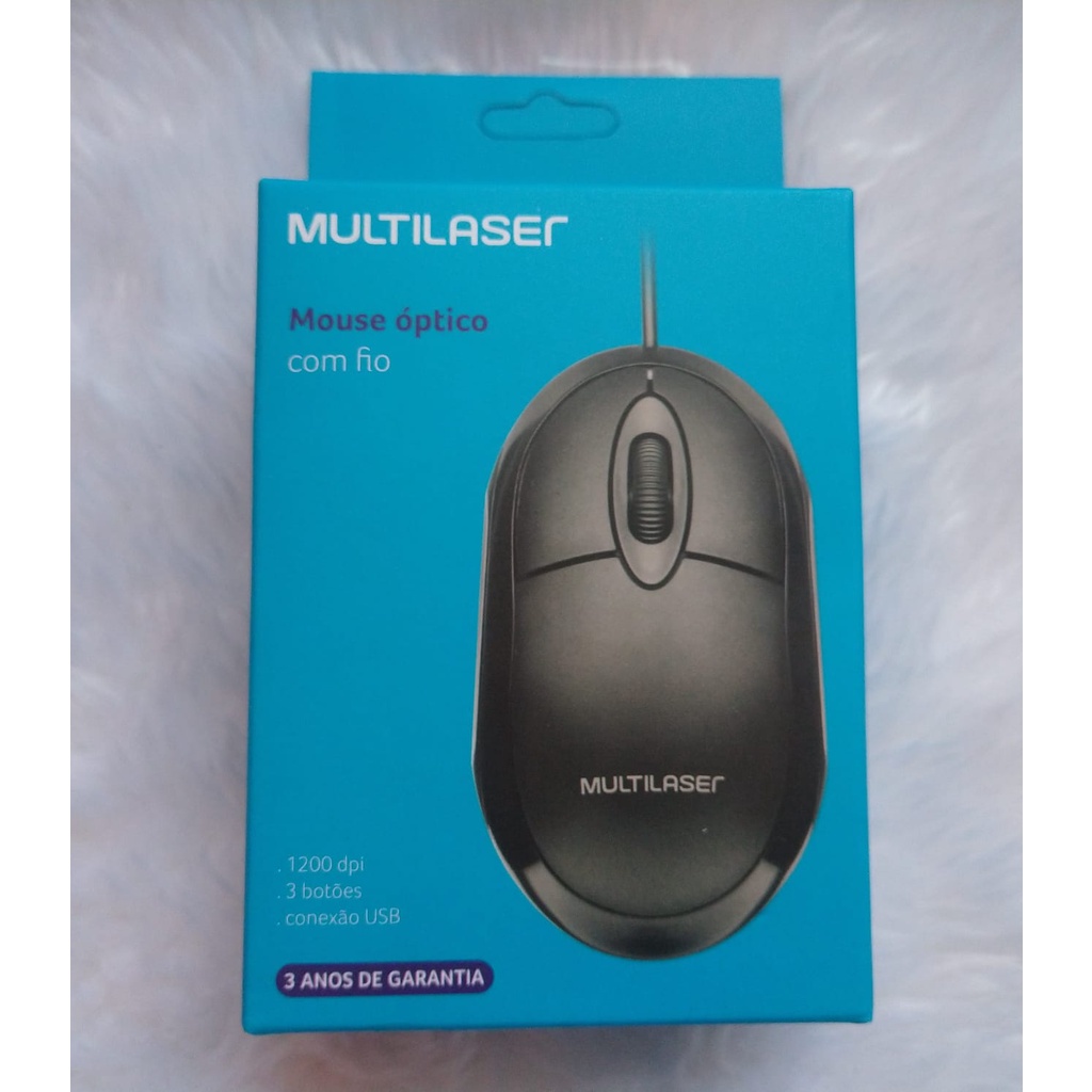 Mouse Multilaser com fio | Shopee Brasil