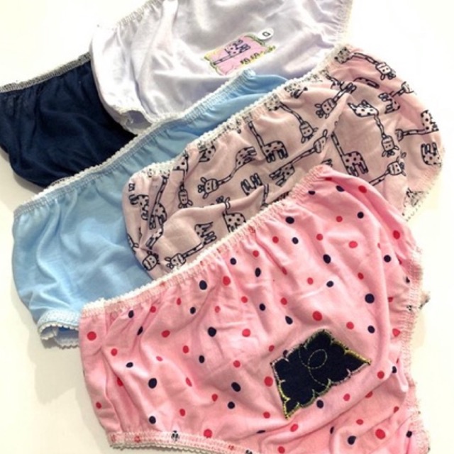 Kit 10 Calcinhas Infantil Meninas Algodão Conforto - Escorrega o Preço