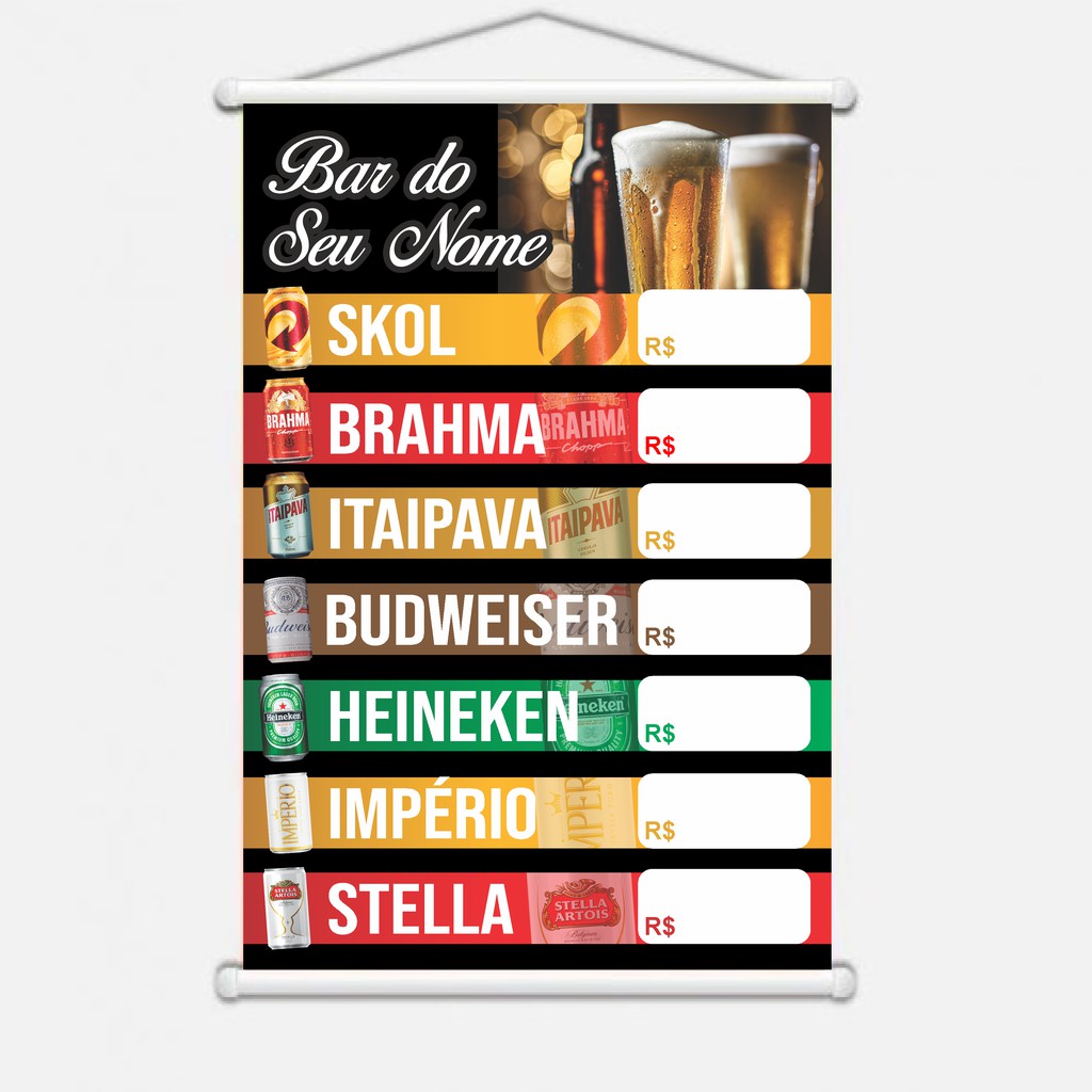 Banner Cerveja_Adega_Bebidas_propaganda_cartaz | Shopee Brasil