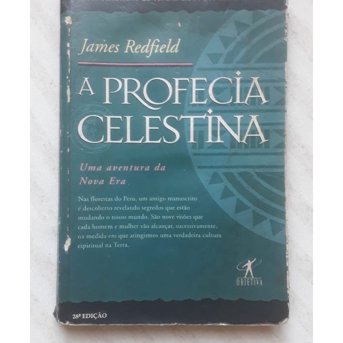 Livro; A profecia celestina - Uma aventura da nova era - James Redfield | Shopee Brasil