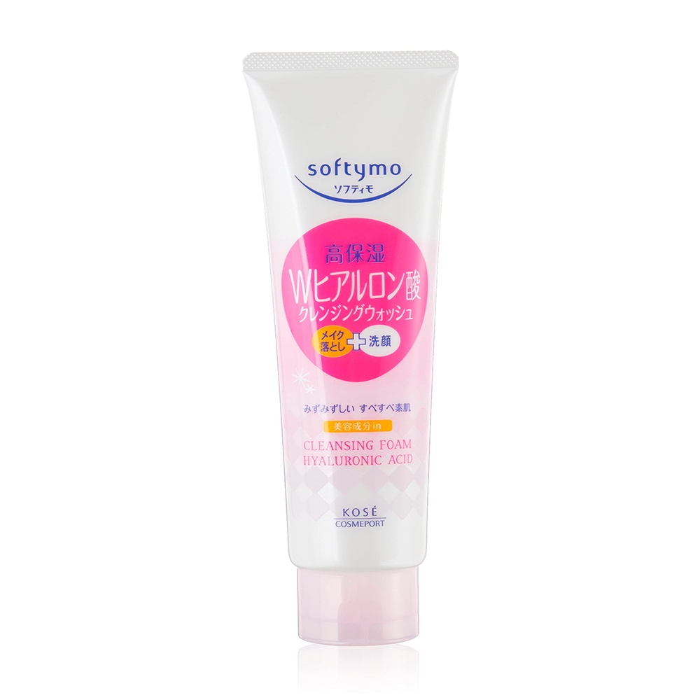 Sabonete Facial Kose Softymo Cleansing Foam Hyaluronic Acid - 190g | Shopee Brasil