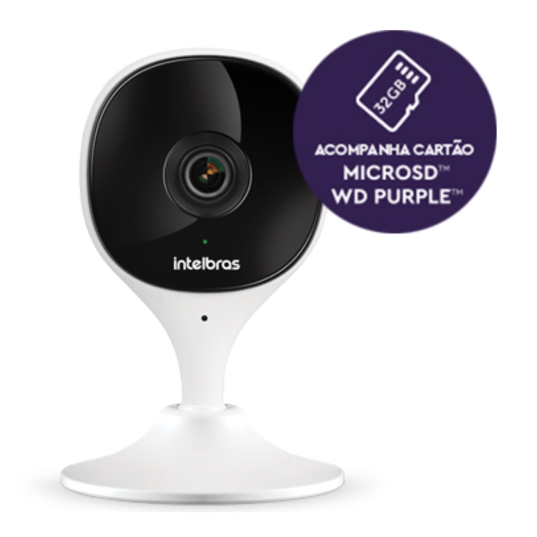 Camera Wifi Imx Com Cartao 32gb Intelbras | Shopee Brasil