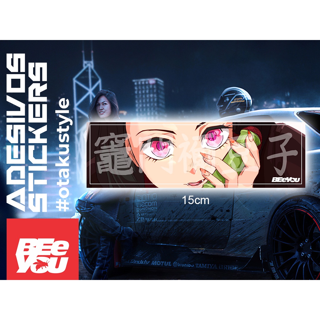 Adesivo Decorativo para Carro - Slap Sticker Waifu Itasha Personagens ...