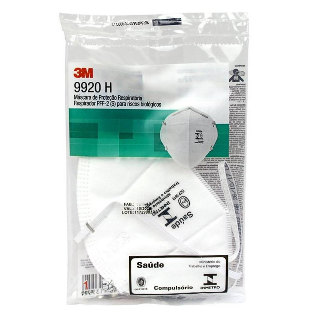Máscara de Proteção Respiratória Respirador PFF-2 (S) para Riscos ...