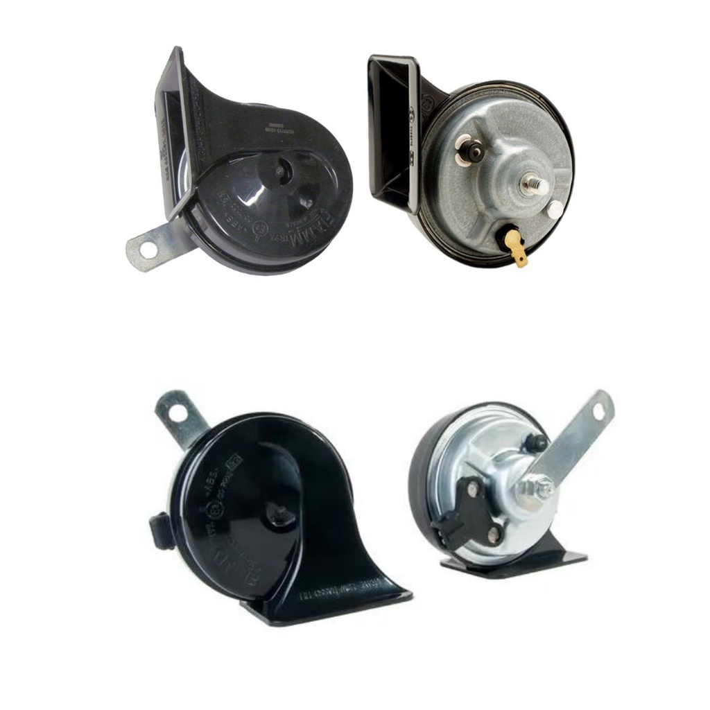 Buzina Elétrica Universal Agudo e grave 12v 90mm 1 Terminal | Shopee Brasil