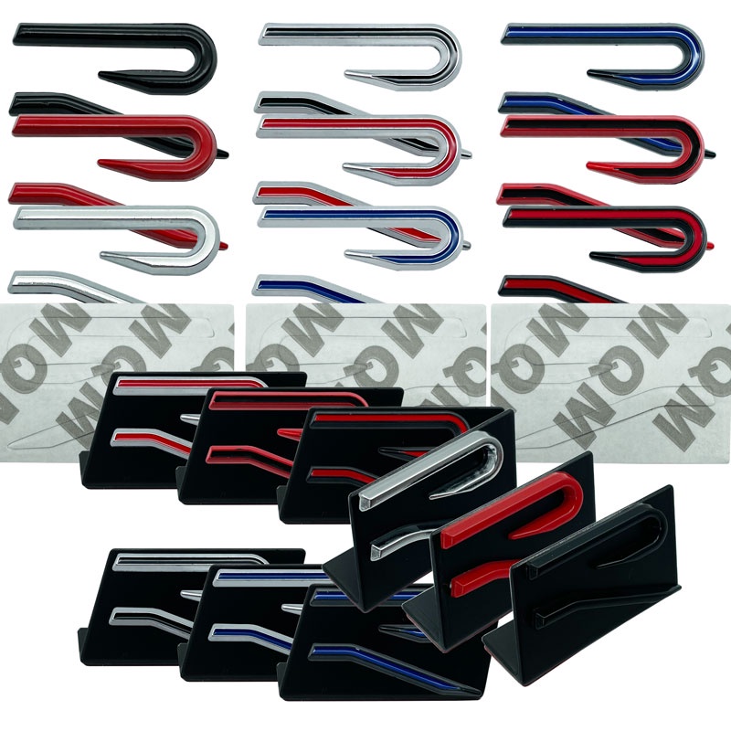 Autocolantes R Logotipo De Corrida Decalques Emblema Grelha Frontal Do ...