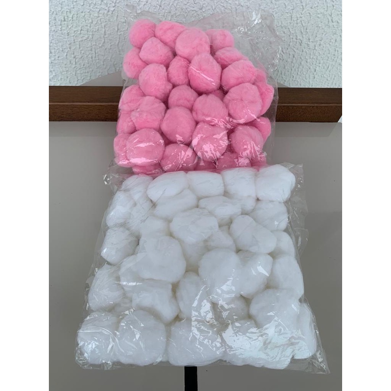 4 POMPOM GRANDE 38mm / DIY / Decoração / Infantil / Artesanato Pom pom ...