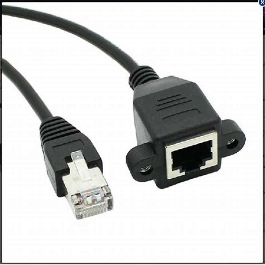 Cabo Rj45 Macho-femea Extensor/painel De 30cm | Shopee Brasil