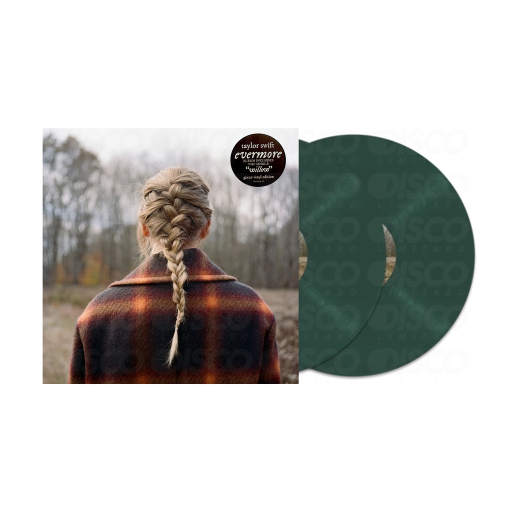 Taylor Swift - Evermore (2LP Green/Verde Opaco) | Shopee Brasil