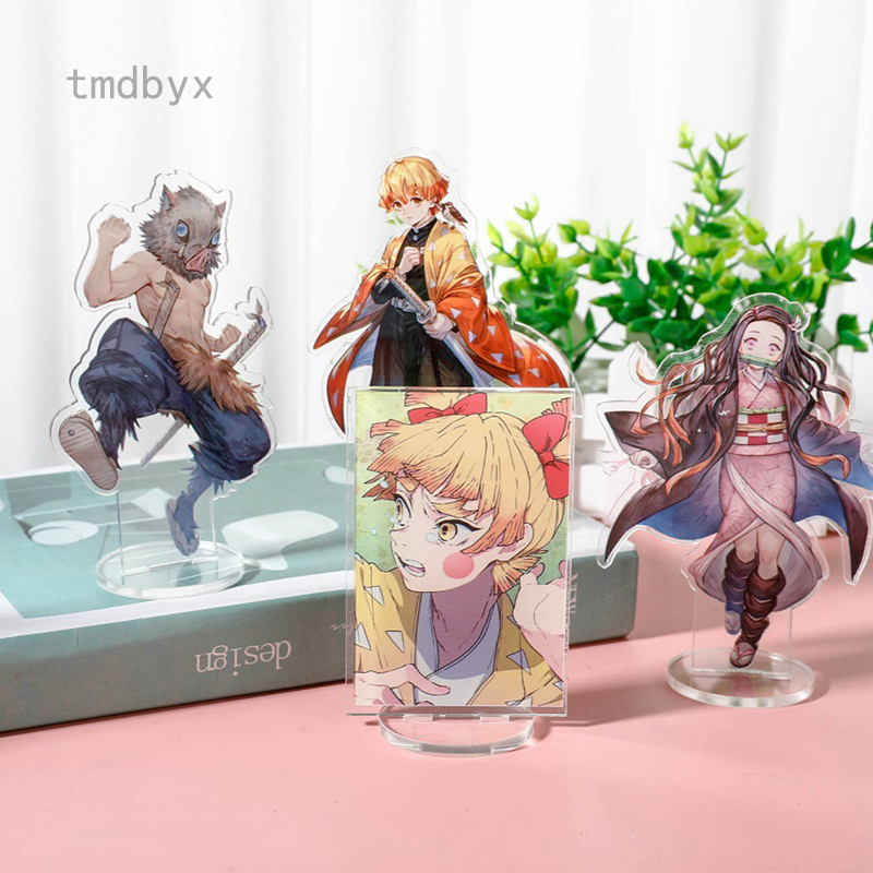 Figura Em Pé Do Demon Slayer Japonesa De Mesa Acrílico Anime Japonês ...
