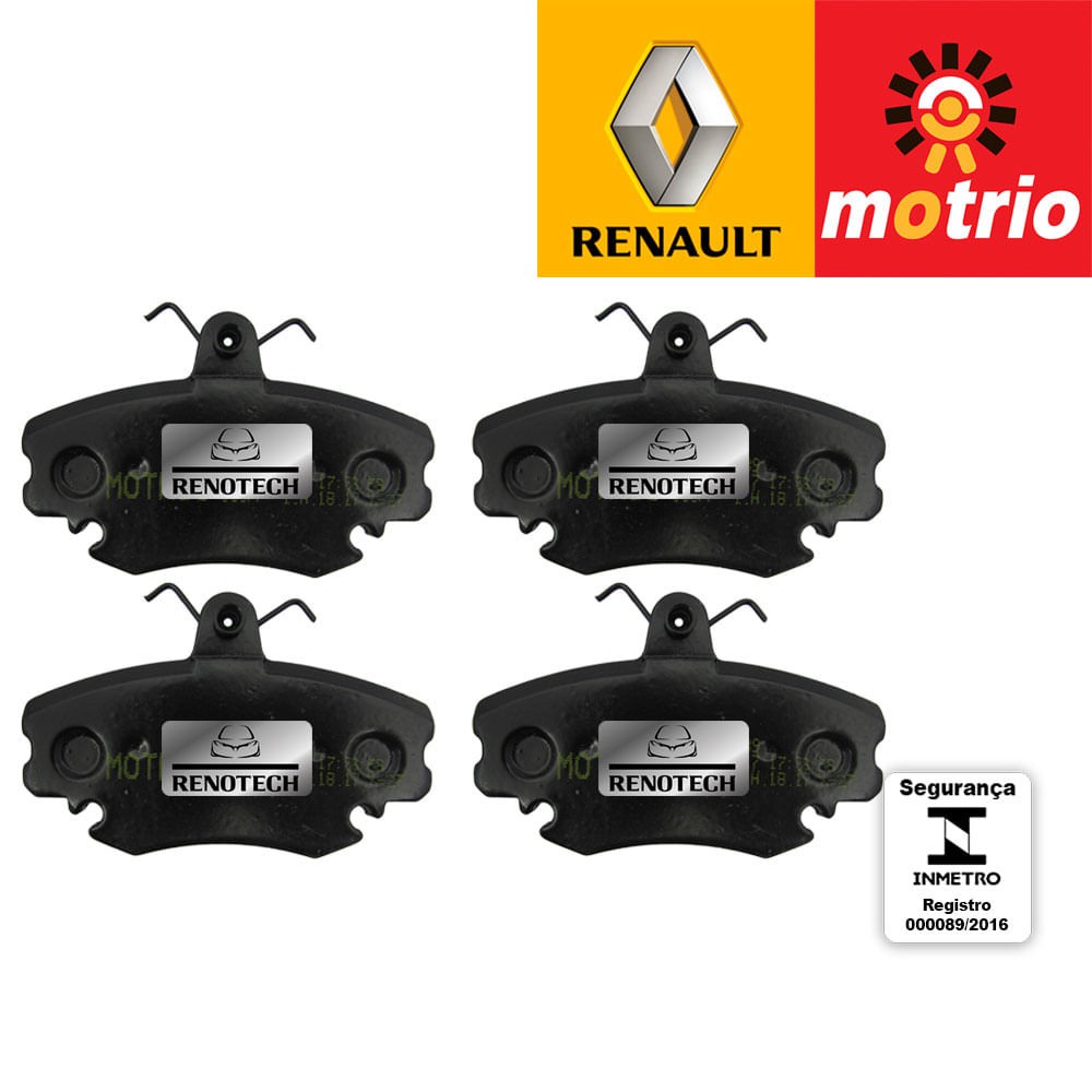 410602192R - PASTILHA DE FREIO DIANTEIRO PARA 1.8/1.6/1.0 - CLIO I / R ...