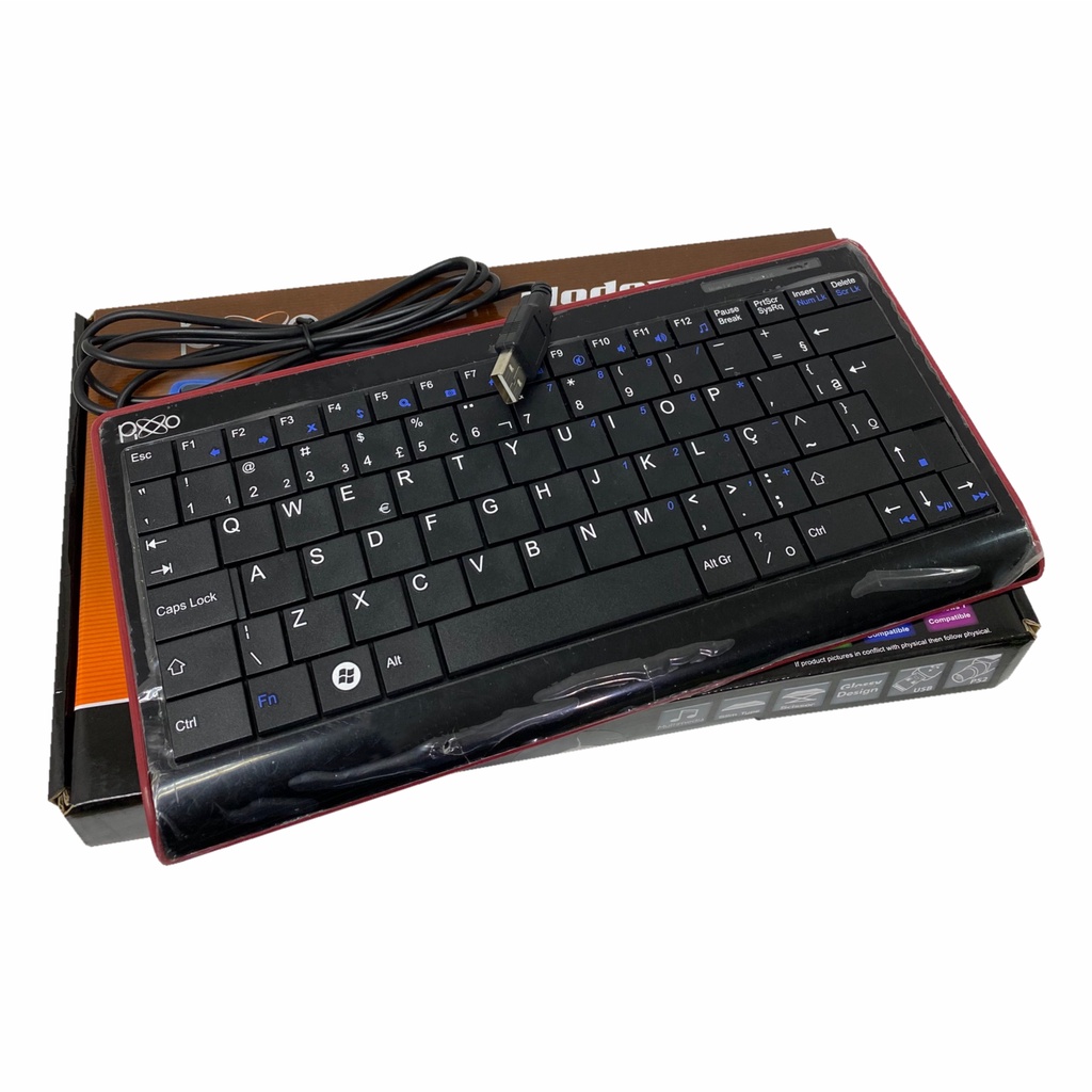 Teclado Usb Pc Notebook Compacto Computador - Ref. 2030 | Shopee Brasil