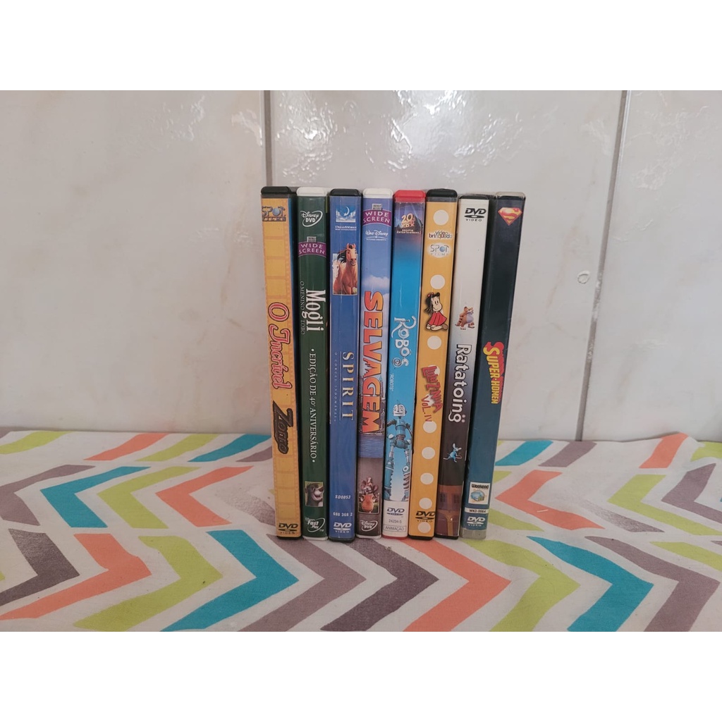 Lote de 8 DVDs originais e antigos no estado. | Shopee Brasil