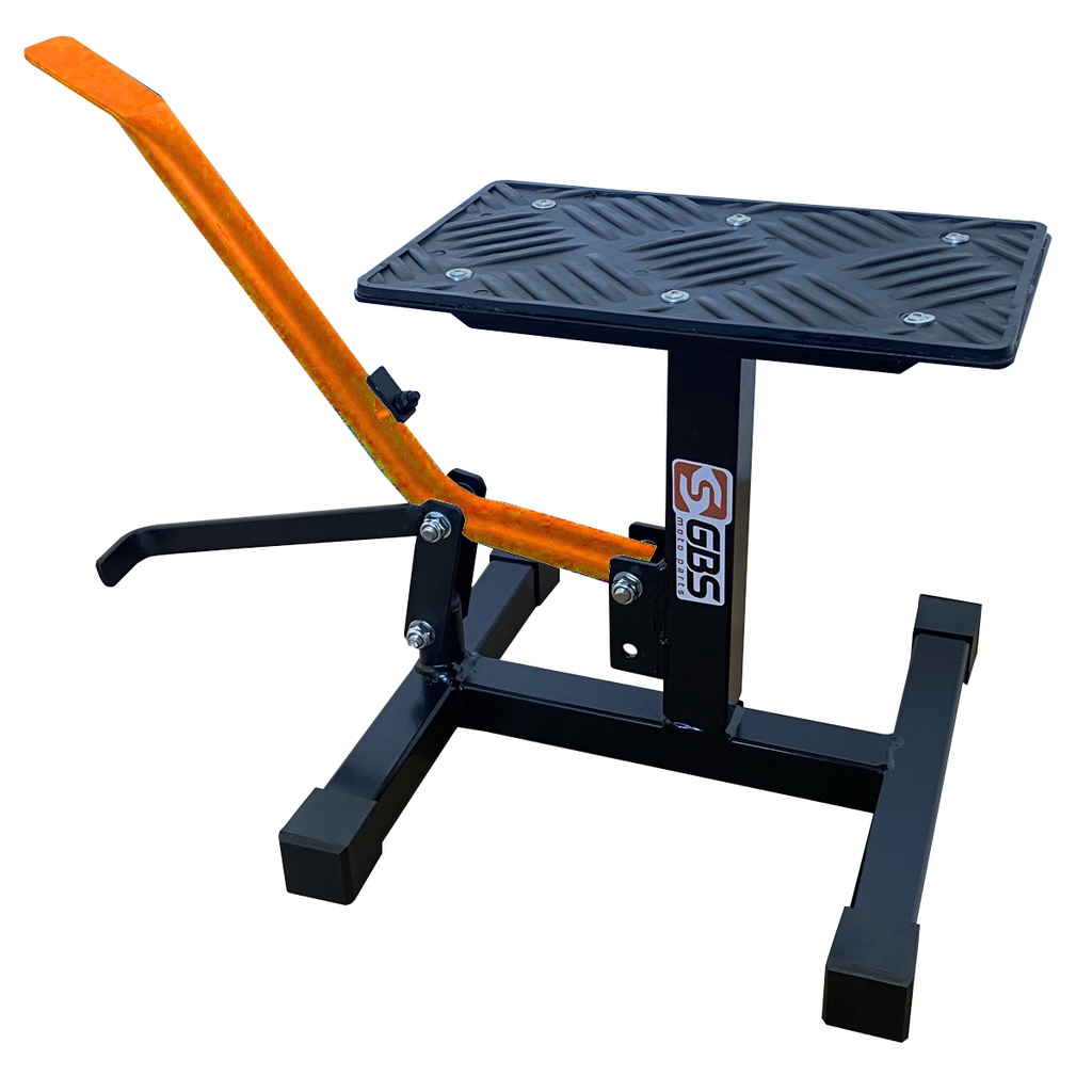 Cavalete Central De Elevação Gbs Laranja Cavaletes | Shopee Brasil