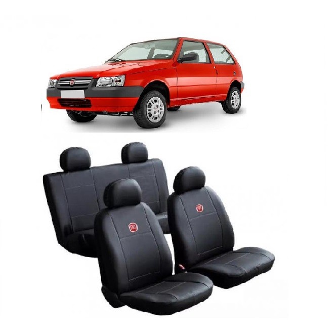 Capas para Banco de Carros Couro e Tecido Automotivos Linha Fiat Uno ...