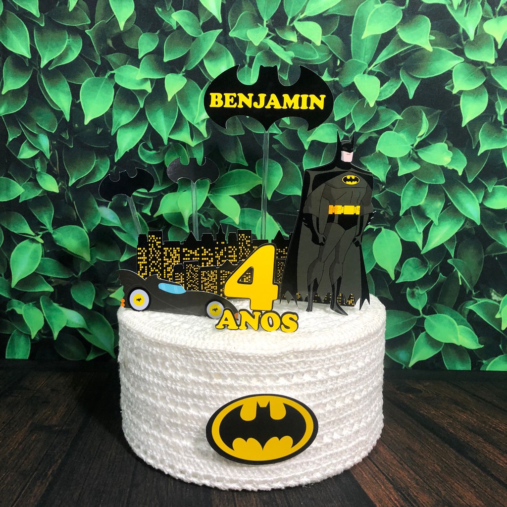 Topper de bolo - Batman | Shopee Brasil