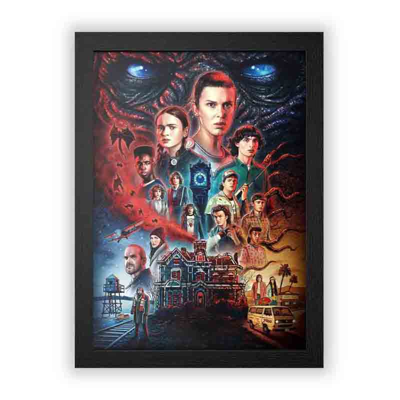 Quadro Stranger Things (Mod.4) | Shopee Brasil