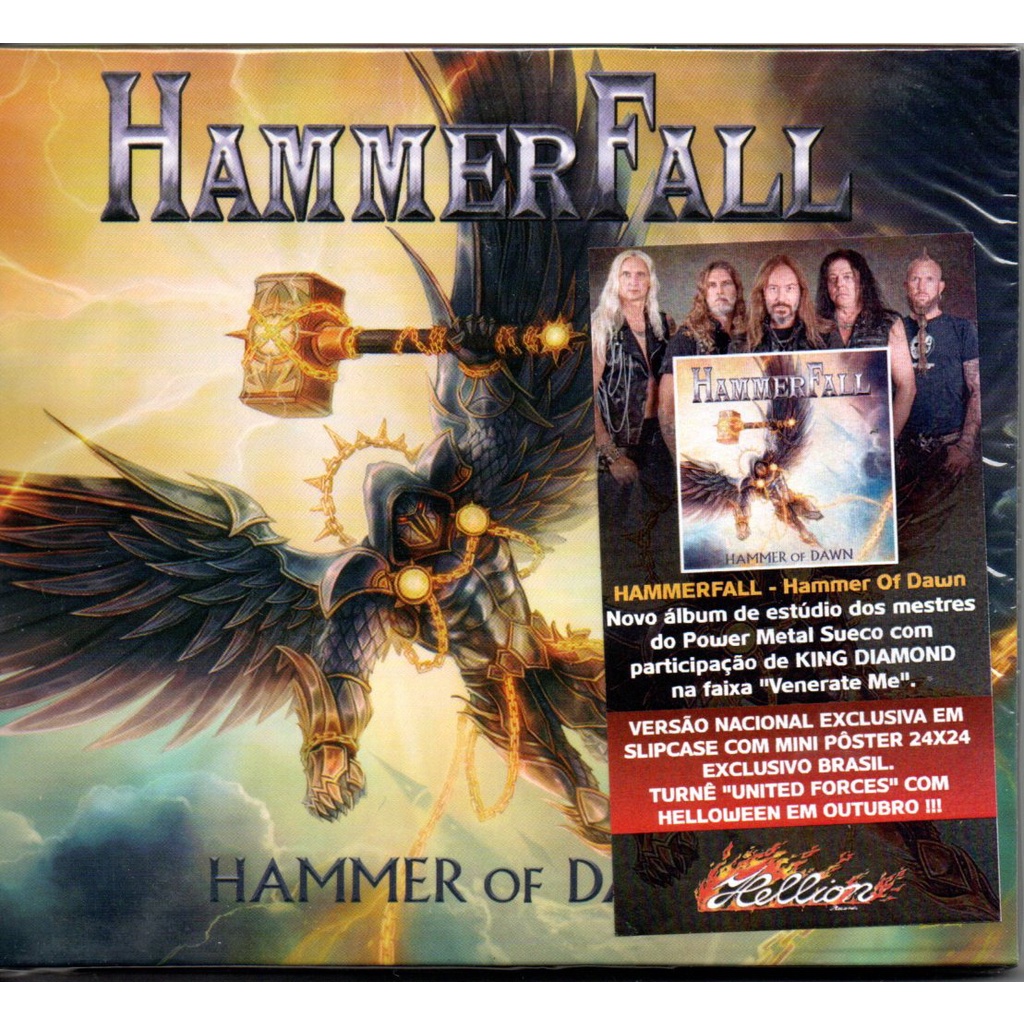 Cd Hammerfall - Hammer Of Dawn Slipcase+Poster Nacional (2022) | Shopee ...