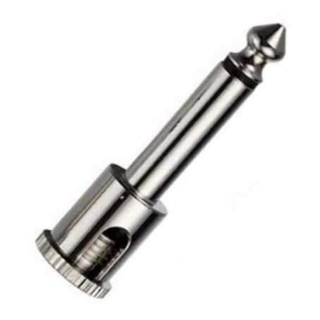 Plugue P10 Mono Metal Cromado Sem Solda Star Cable | Shopee Brasil