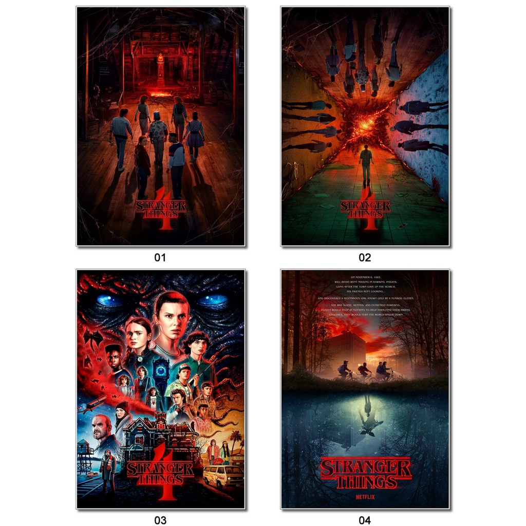 Novo Poster Série Stranger Things S04 | Shopee Brasil