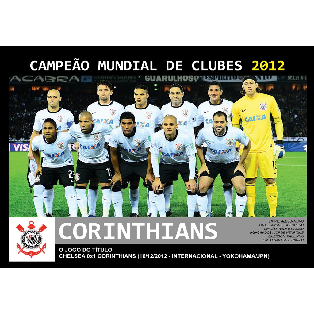 Pôster A4 Corinthians - Escorrega o Preço