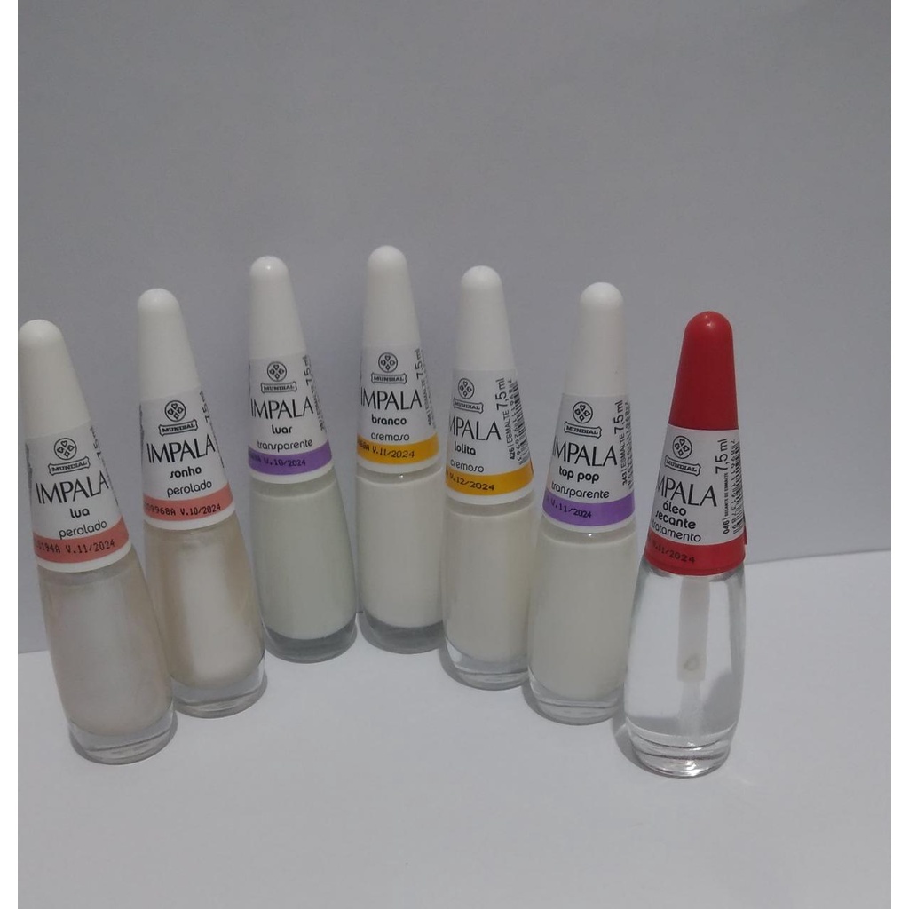 Kit Esmalte Impala (7 esmaltes) | Shopee Brasil