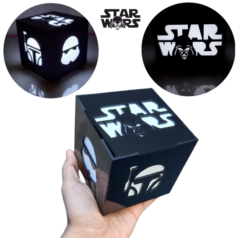 Luminária Star Wars de Mesa Presente Geek Luminaria Starwars | Shopee ...