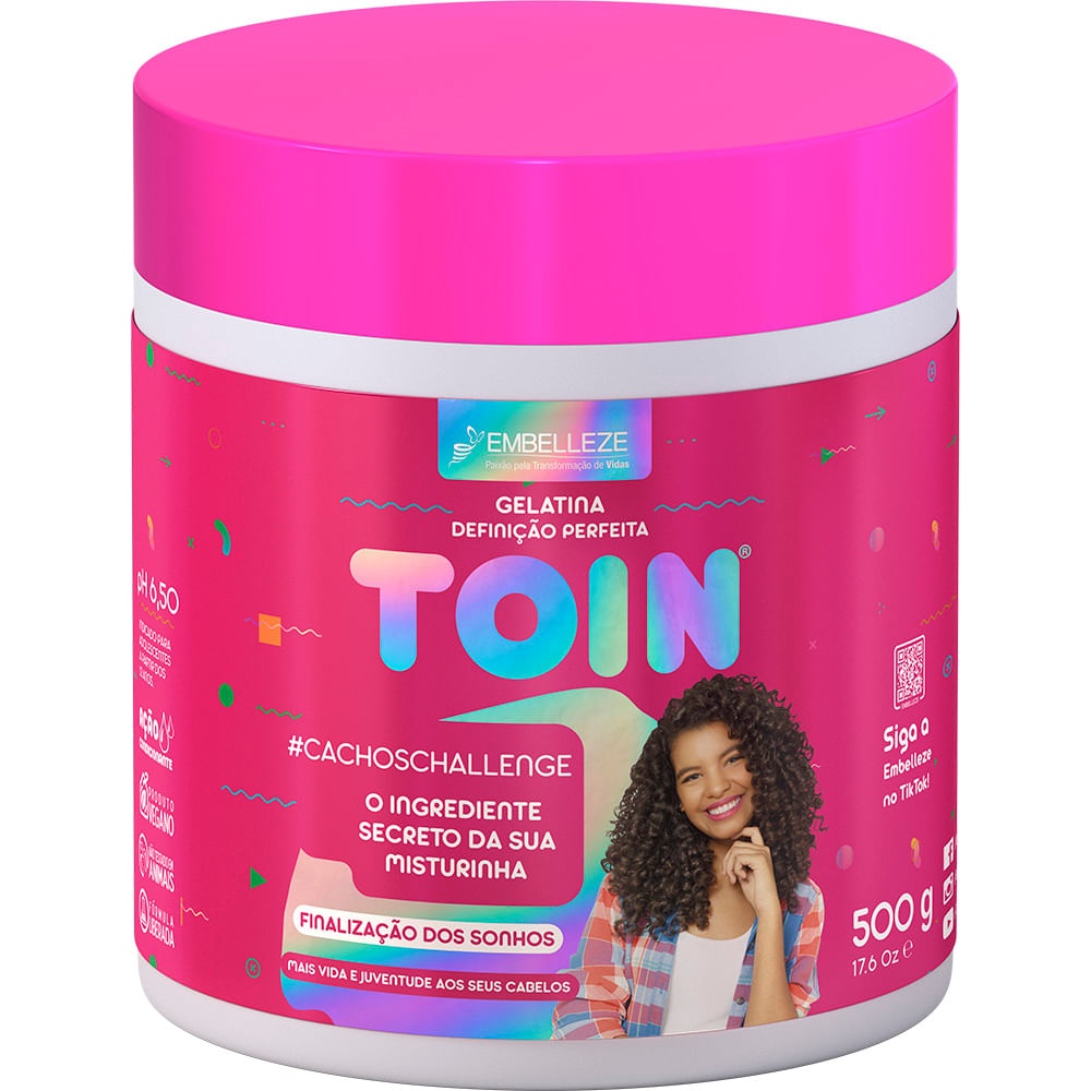 Gelatina Capilar Toin Definição Perfeita 500G | Shopee Brasil