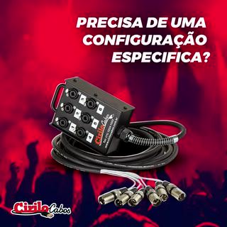 Medusa Para Mesa De Som 8 Vias C Conectores Cirilo Cabos 5m | Shopee Brasil