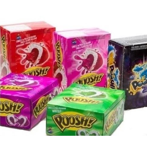 Chiclete Poosh c/40 - Arcor (Caixa) | Shopee Brasil
