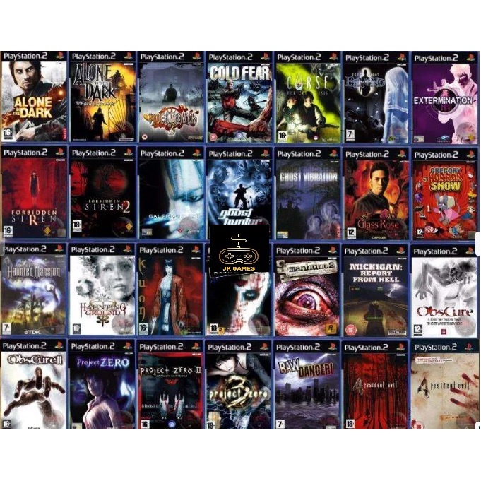 Jogos Para Ps2 Coleção Terror+HD Completo | Shopee Brasil
