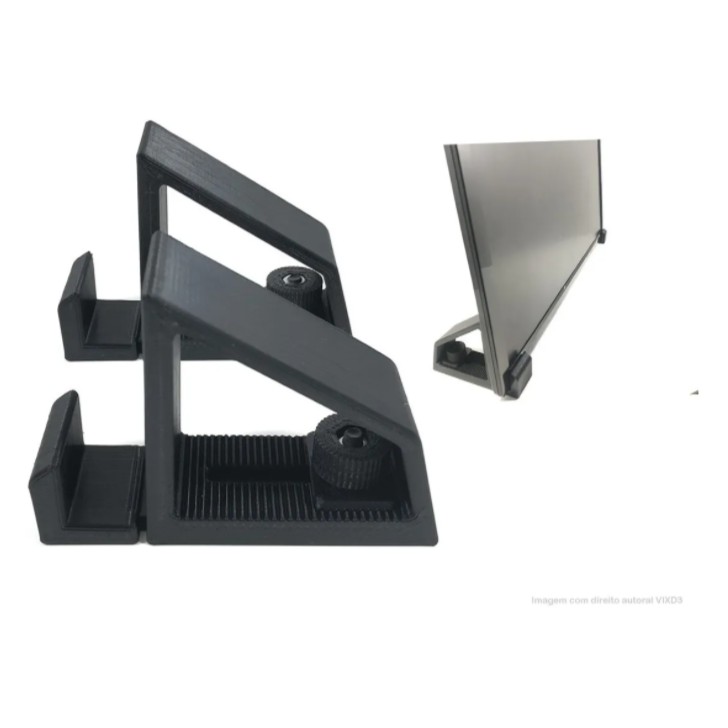Suporte Mesa Para Tv/monitor Regulável Ajustável Base | Shopee Brasil