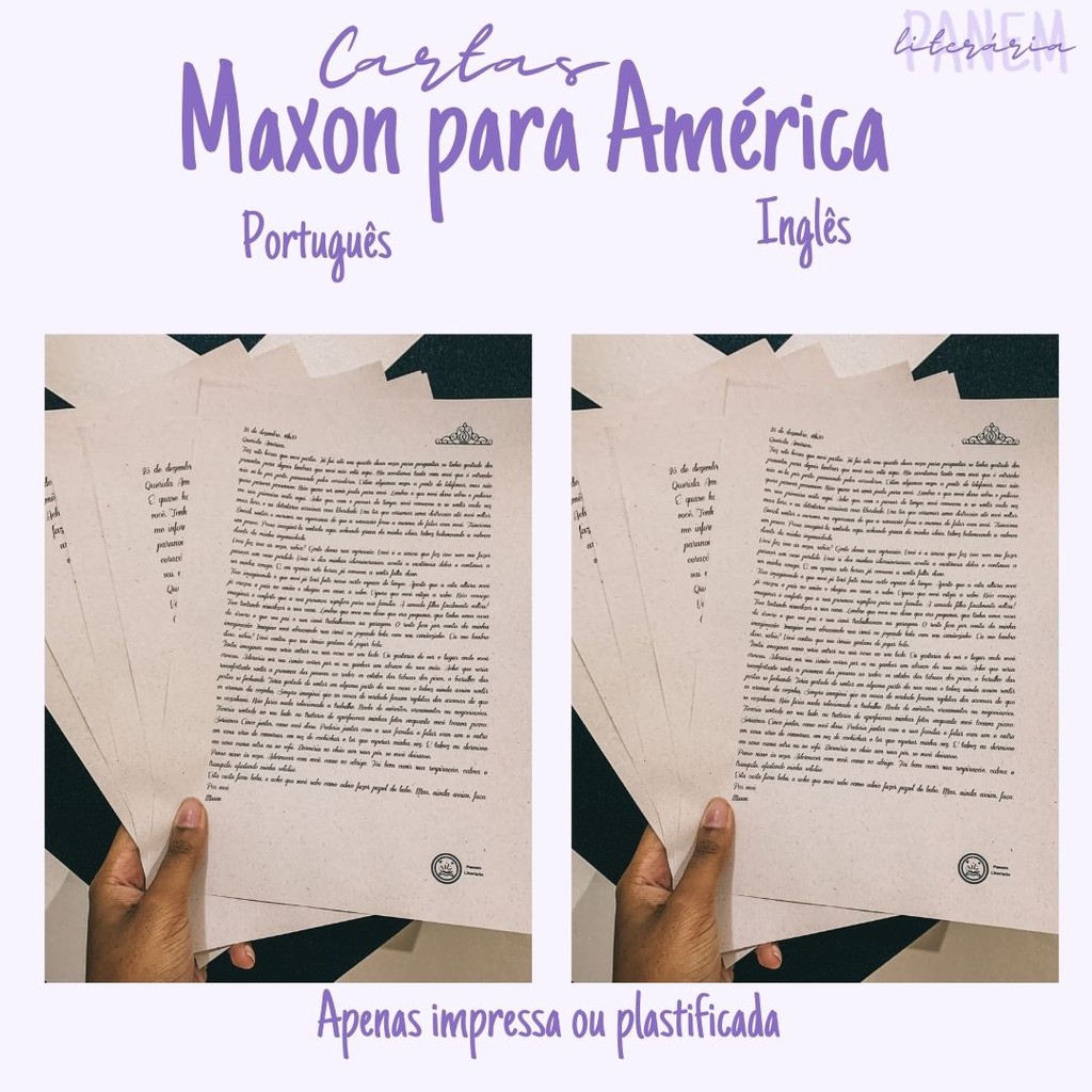 Cartas Maxon para América em A Escolha | Shopee Brasil