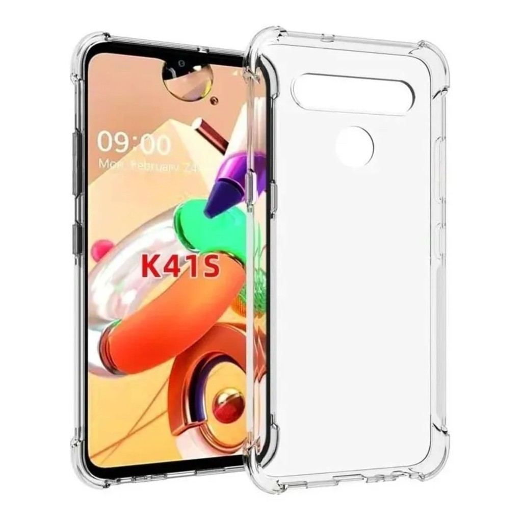 Capa Lg K41s Tela 6.5 Lmk410bmw Capinha Transparente Bordas Impacto Antishock | Shopee Brasil