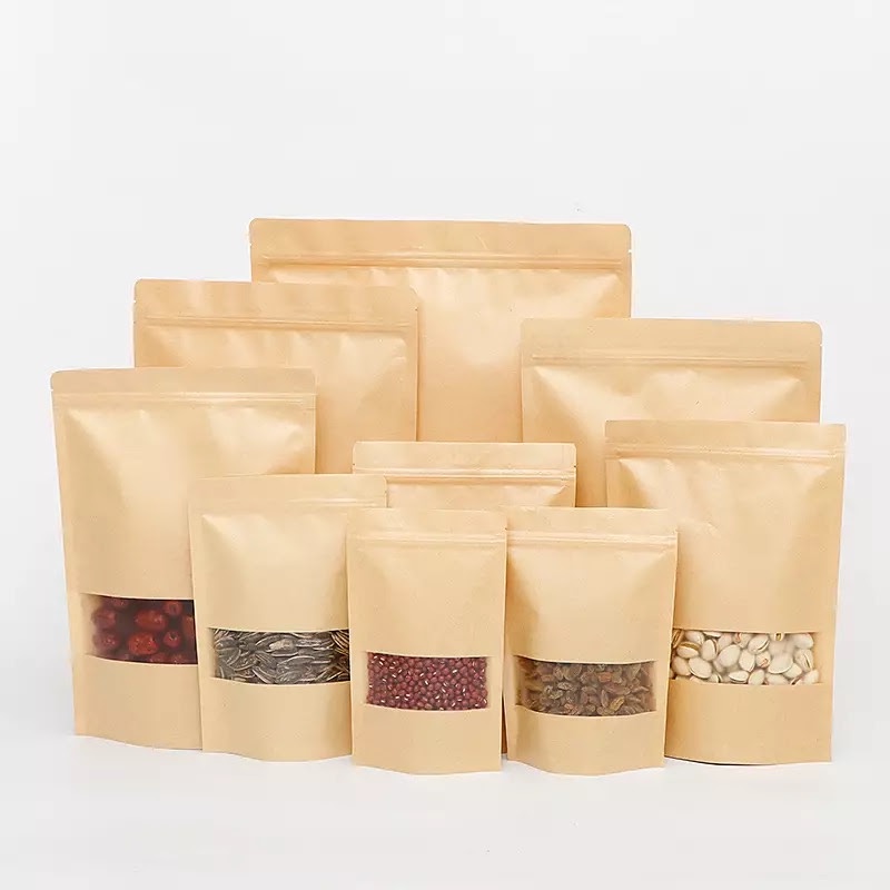 Kit 50 Saco Embalagem Kraft com Visor stand Up Pouch | Shopee Brasil Kit 50 Saco Embalagem Kraft com Visor stand Up Pouch | Shopee Brasil