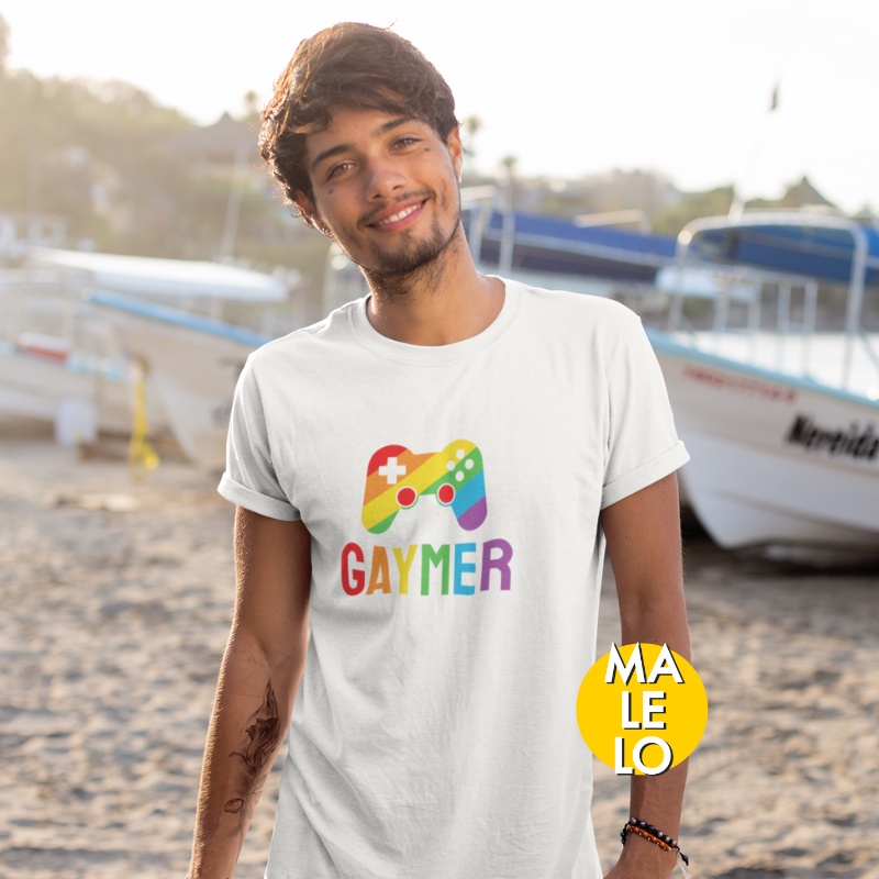 Camiseta Gaymer, Gamer LGBT, Gamer pride, Gamer Arco-íris | Shopee Brasil