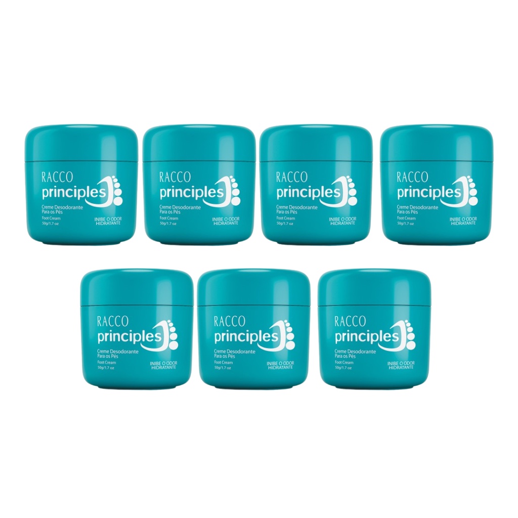 Kit RACCO 7 Desodorante em Creme Combate Mau Cheiro Pes Principles ...