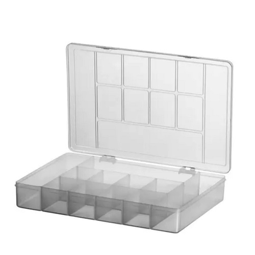 Box Caixa Organizadora c/ Divisorias Transparente | Shopee Brasil