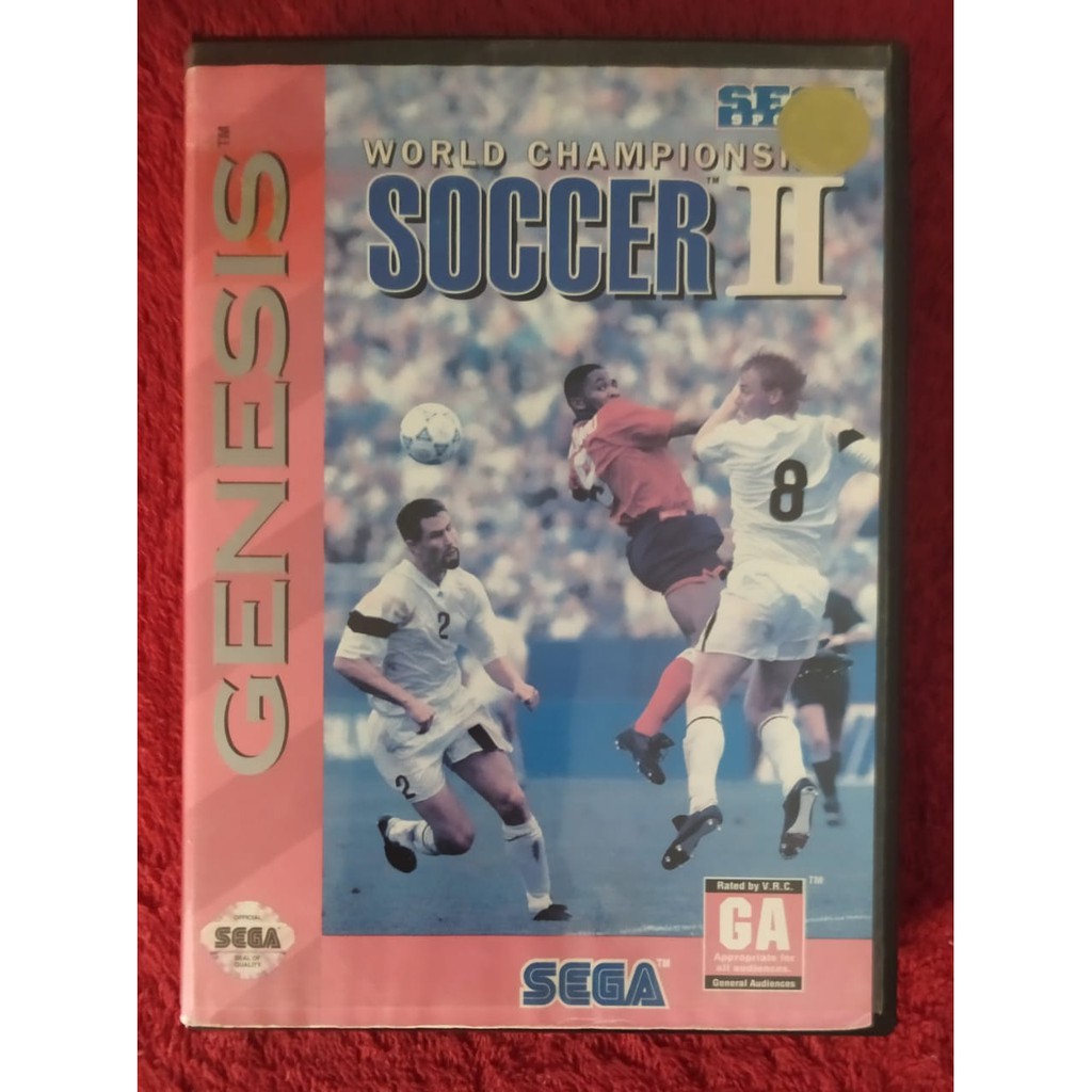 Mega Drive - World Championship Soccer 2 - Cartucho E Caixa | Shopee Brasil