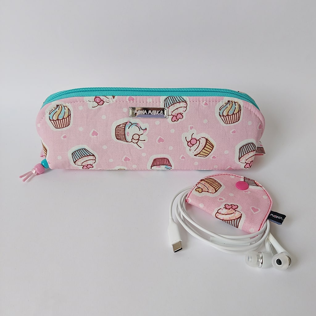 Estojo Meia Lua- Cake Rosa Mona Maluca | Shopee Brasil