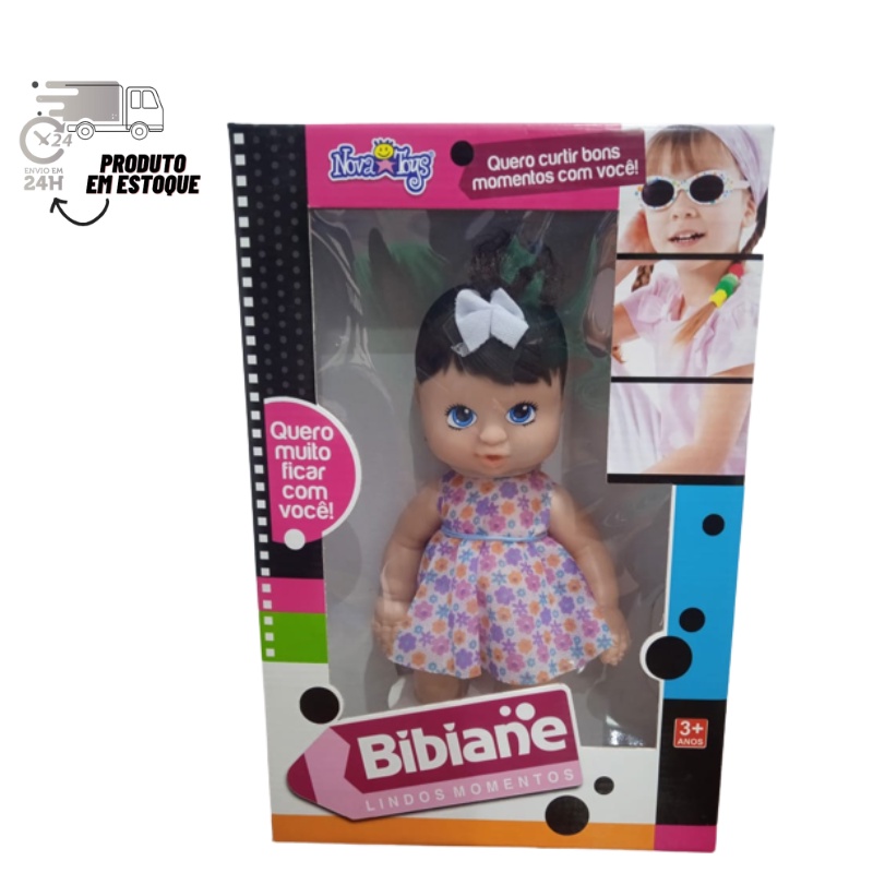 Boneca Bibiane Coleção Lindos Momentos | Shopee Brasil