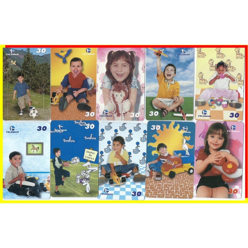 Série Fechada Completa DECLARAÇÃO DOS DIREITOS DA CRIANÇA - 10 cartões ...