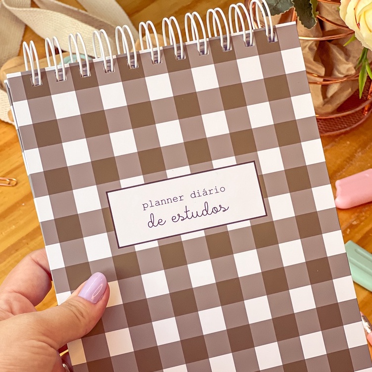 PLANNER COREANO DIARIO CONTROLE DE ESTUDOS - TAMANHO A5 | Shopee Brasil