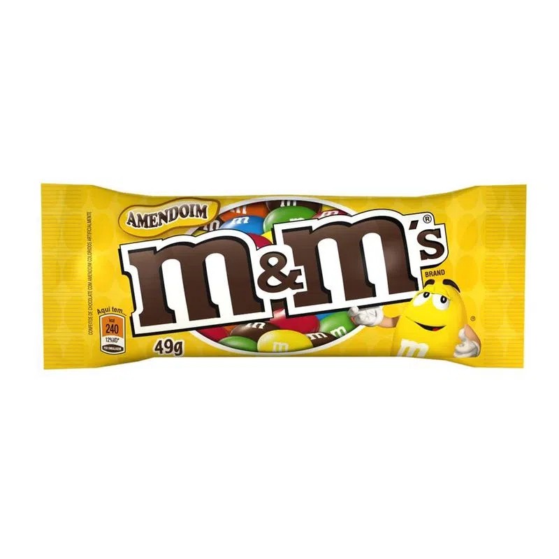 Chocolate M&Ms 45g ao Leite com Amendoim | Shopee Brasil