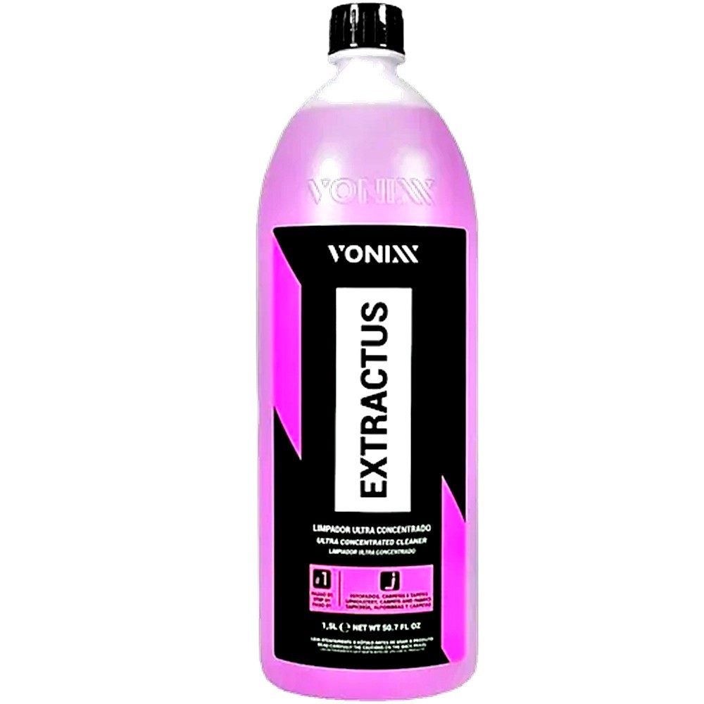 EXTRACTUS Limpador Ultra Concentrado Vonixx (1,5 Litro) Limpa Estofados ...