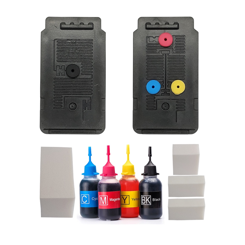 Kit Recarga Para Cartucho Canon Pg145 Cl146 Pg44 Cl54 210 211 quantidade de impressão mais de 1. ...